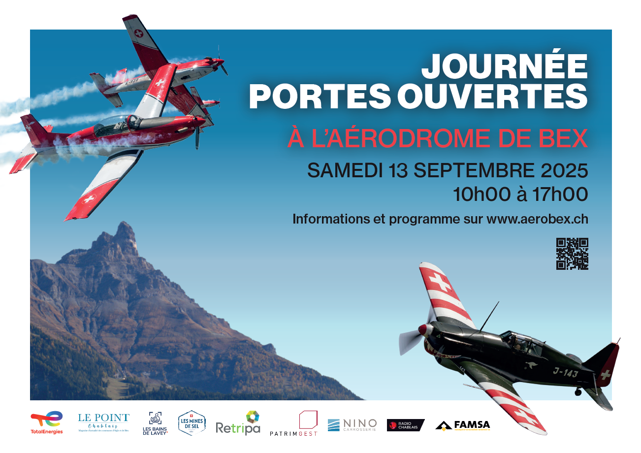 Journée portes ouvertes - Aérodrome de Bex